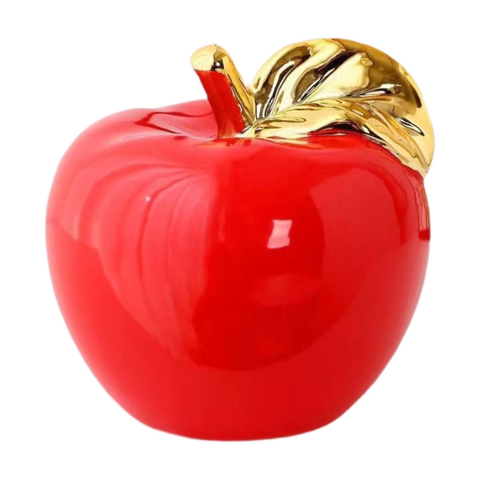 QSTDGVPW Apples Figurine Birthday Gifts Apples Statue for TV Cabinet ...