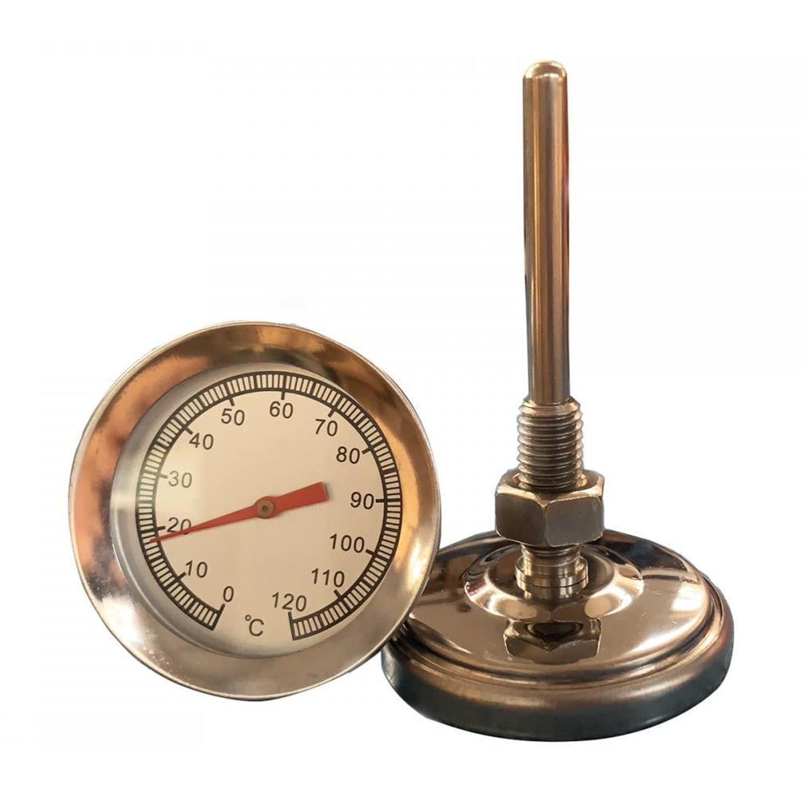 QSTDGVPW BBQ Grill Temperature Gauge Cooking Thermometer for Oven Wood ...