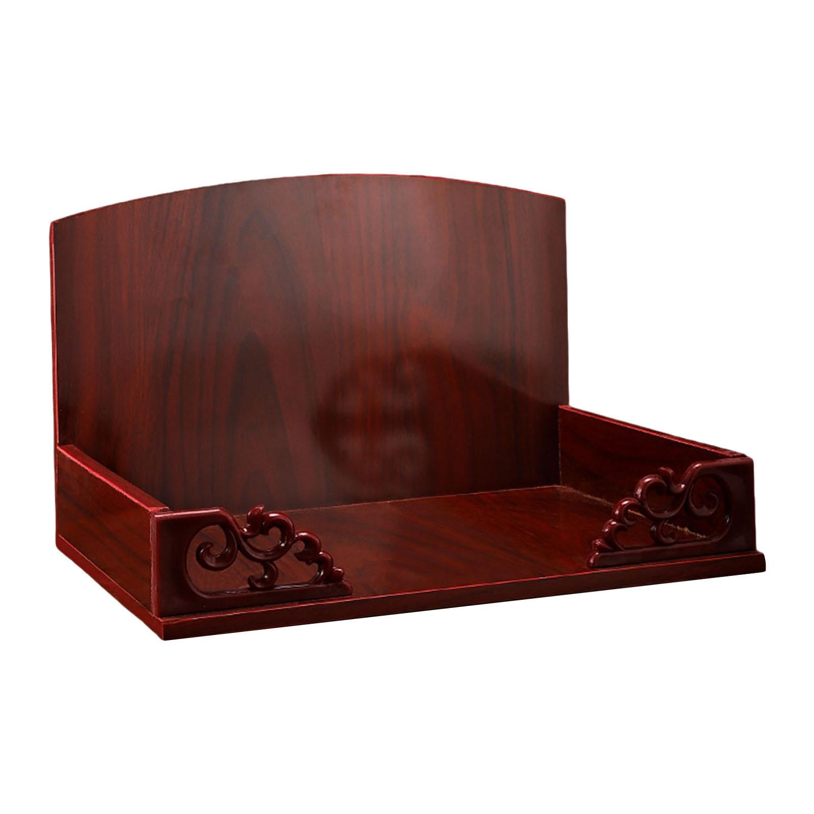 QSTDGVPW Buddhist Display Stand Home Decor Ornament Figurine Home Temple Buddha Altar Wall ...