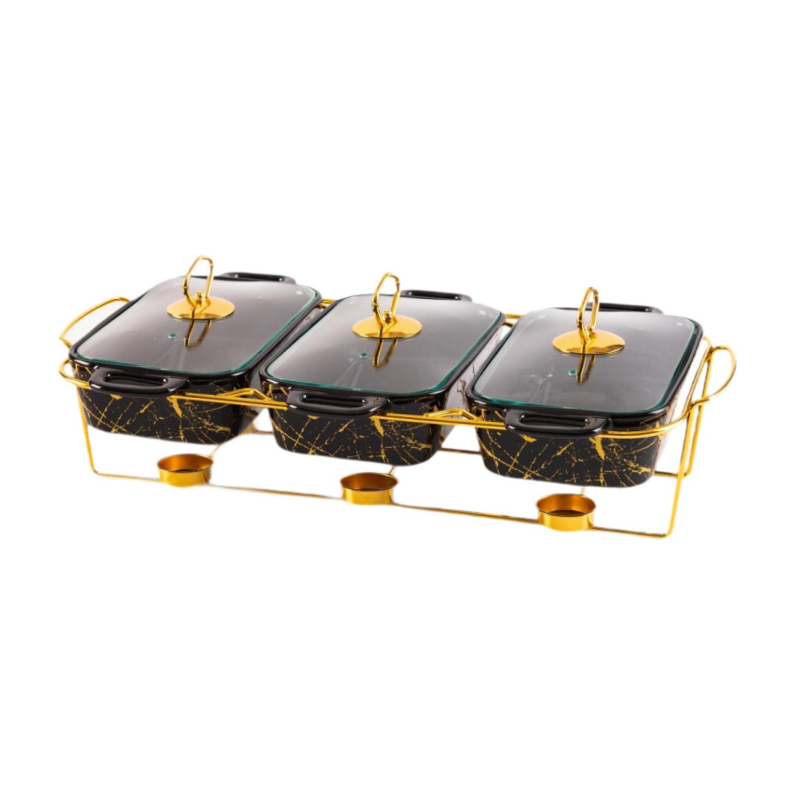 QSTDGVPW Chafing Dish for Buffet Serving Dish with Rack Buffet Server ...