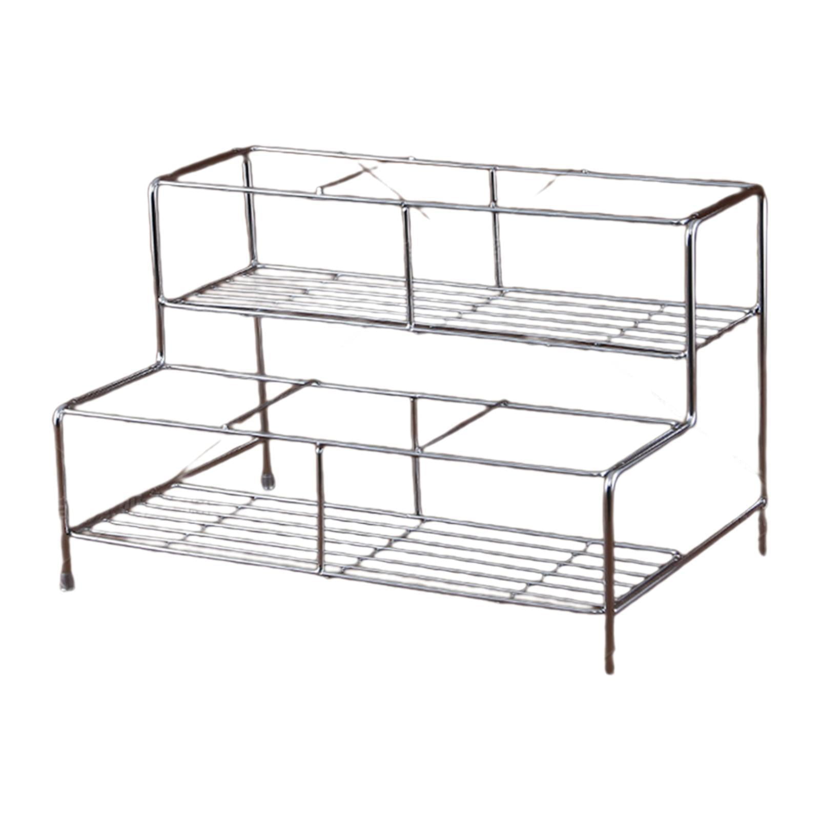 QSTDGVPW Coffee Syrup Organizer Rack Condiment Storage Rack Storage ...