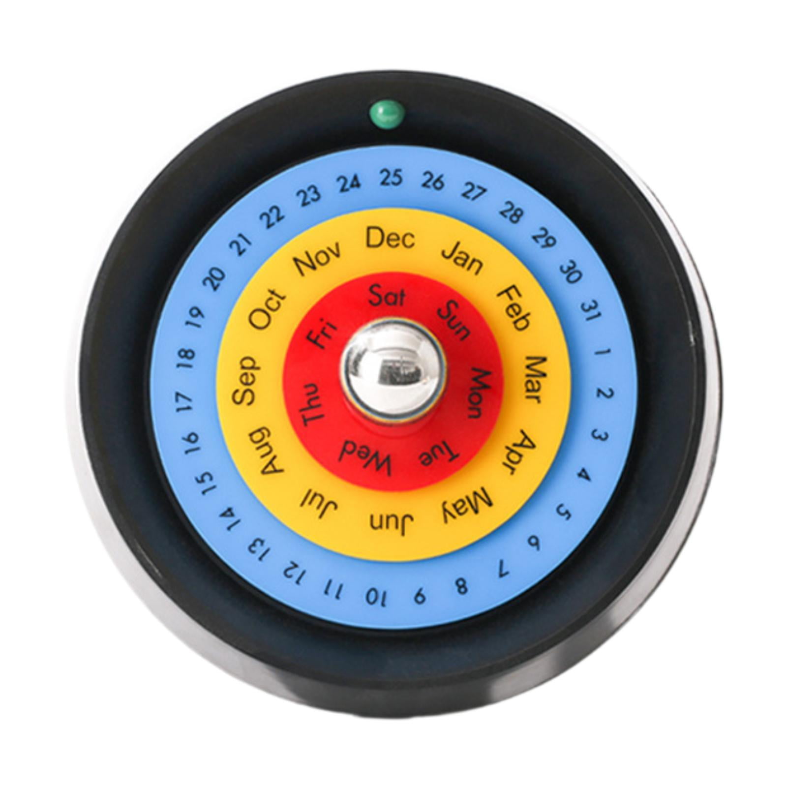 QSTDGVPW Disc Tabletop Calendar Rotating Calendar for Valentine's Day ...