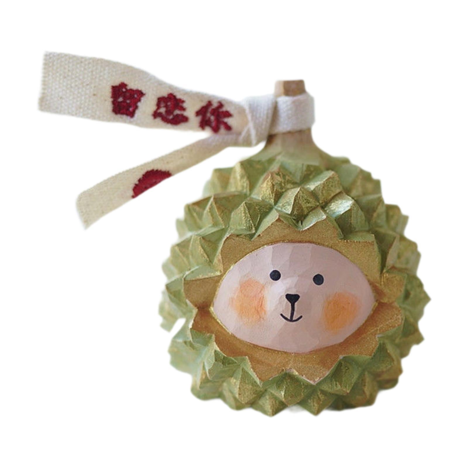 QSTDGVPW Durian Statue Fruit Figurine Lightweight Table Decoration Car ...