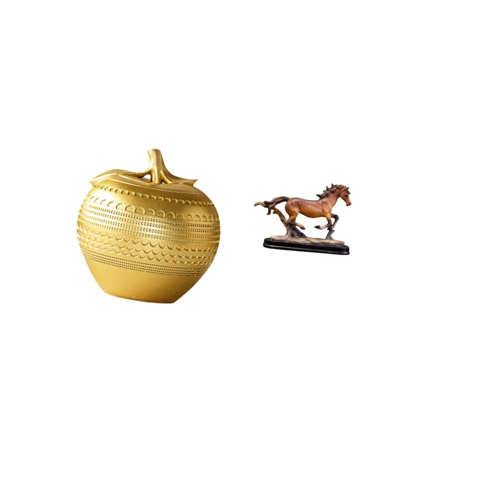 QSTDGVPW Figurine Resin Ornament Art Simple Fruit Statue Modern ...