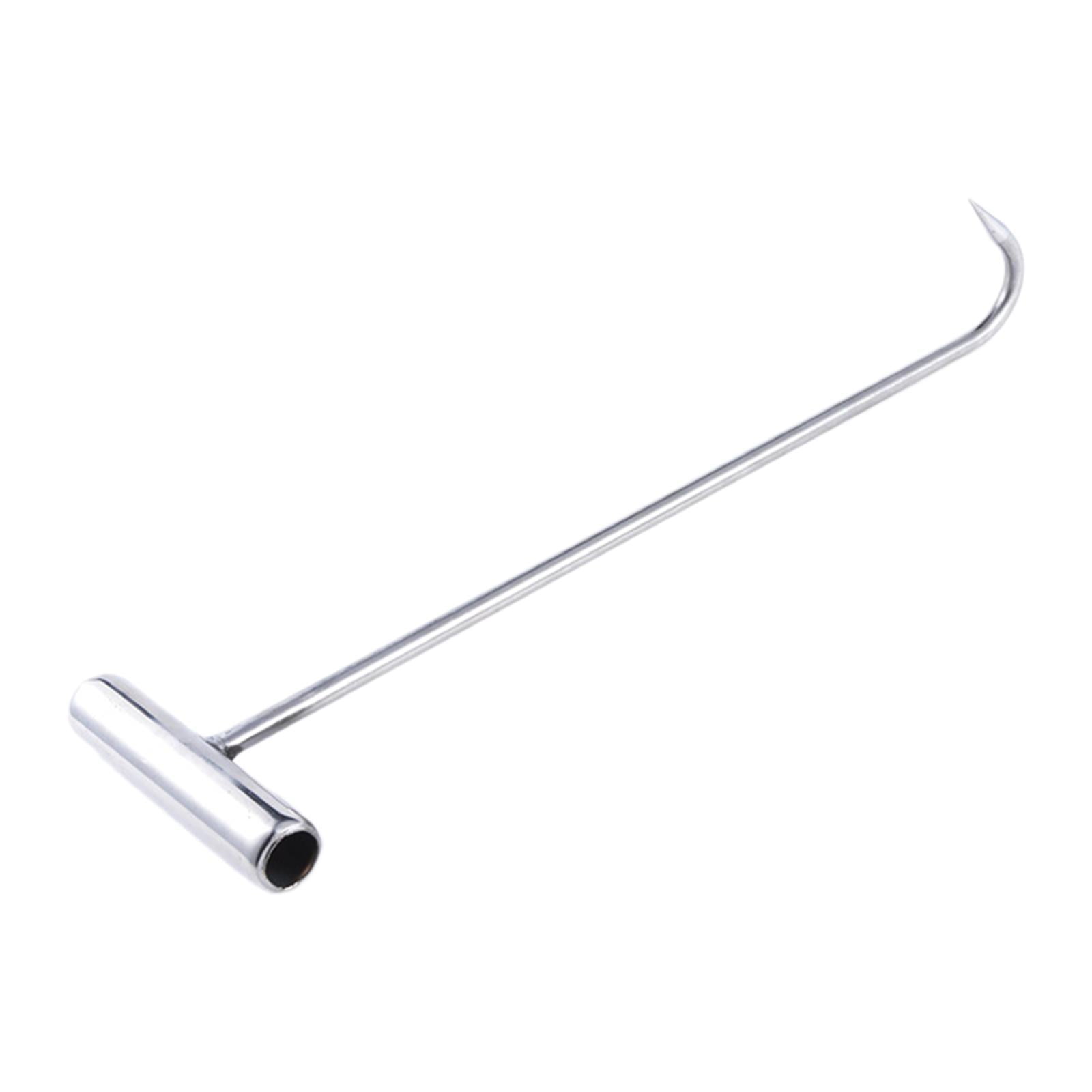 QSTDGVPW Manhole Hook Tool Meat Dragging Tool with T Shape Handle ...