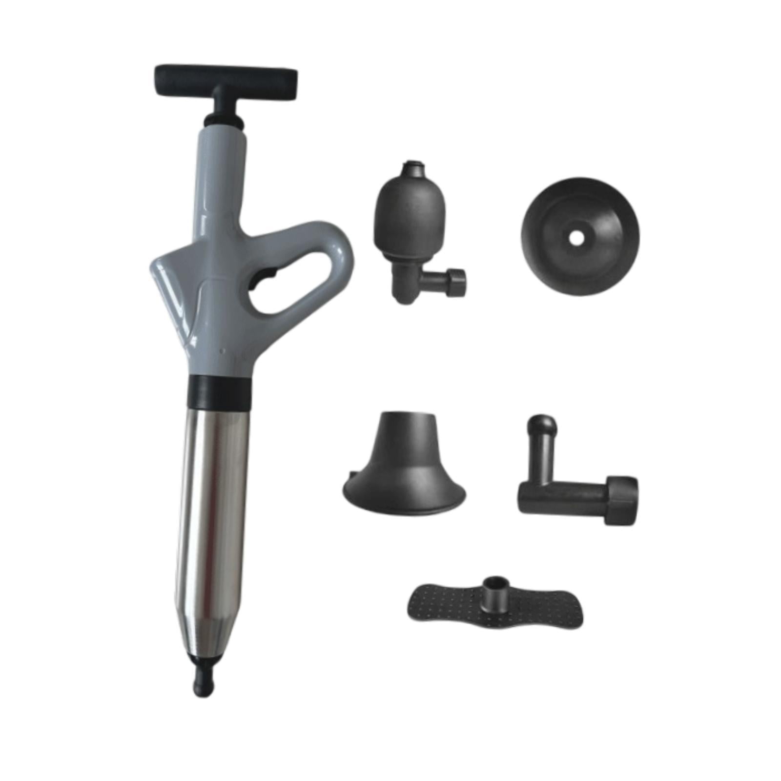 QSTDGVPW Toilet Plunger Hair Clog Remover Drain Unclogger High Pressure ...