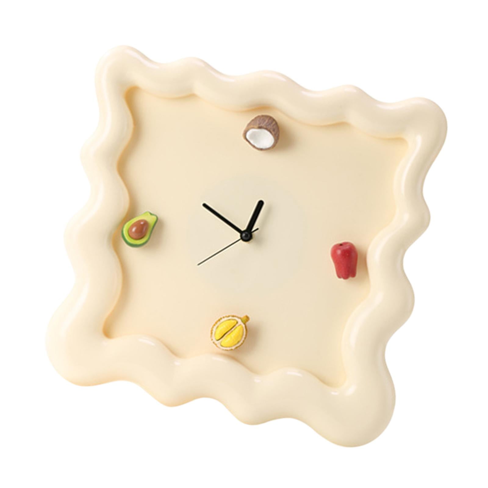 QSTDGVPW Wall Hanging Clock Lightweight Quiet Artwork for Farmhouse ...
