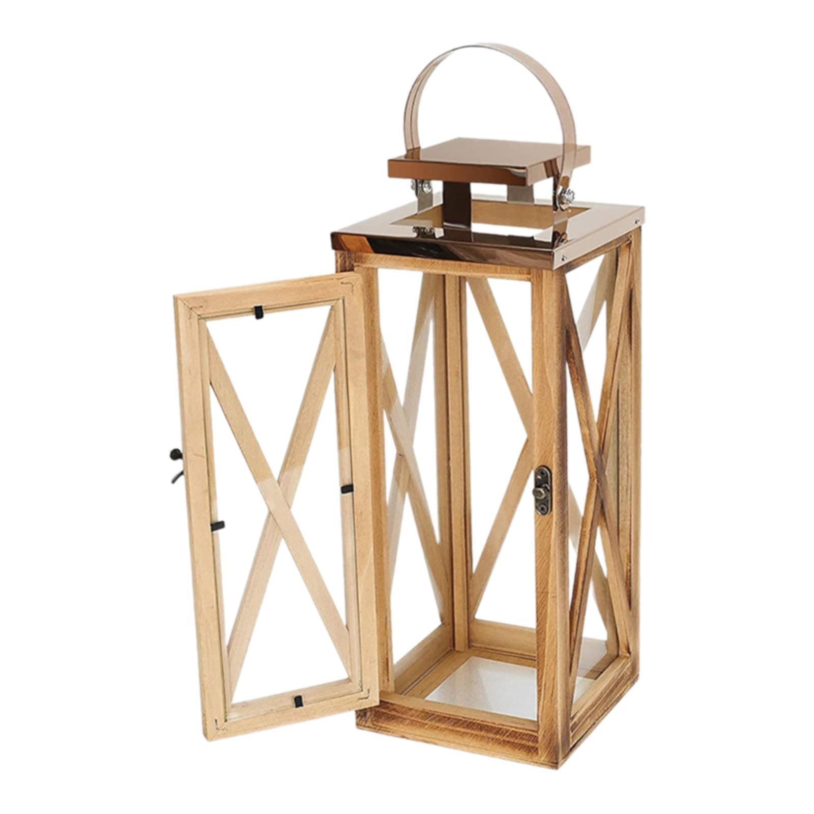 QSTDGVPW Windproof Candle Holder Candlestick Glass Cover Home Decor ...