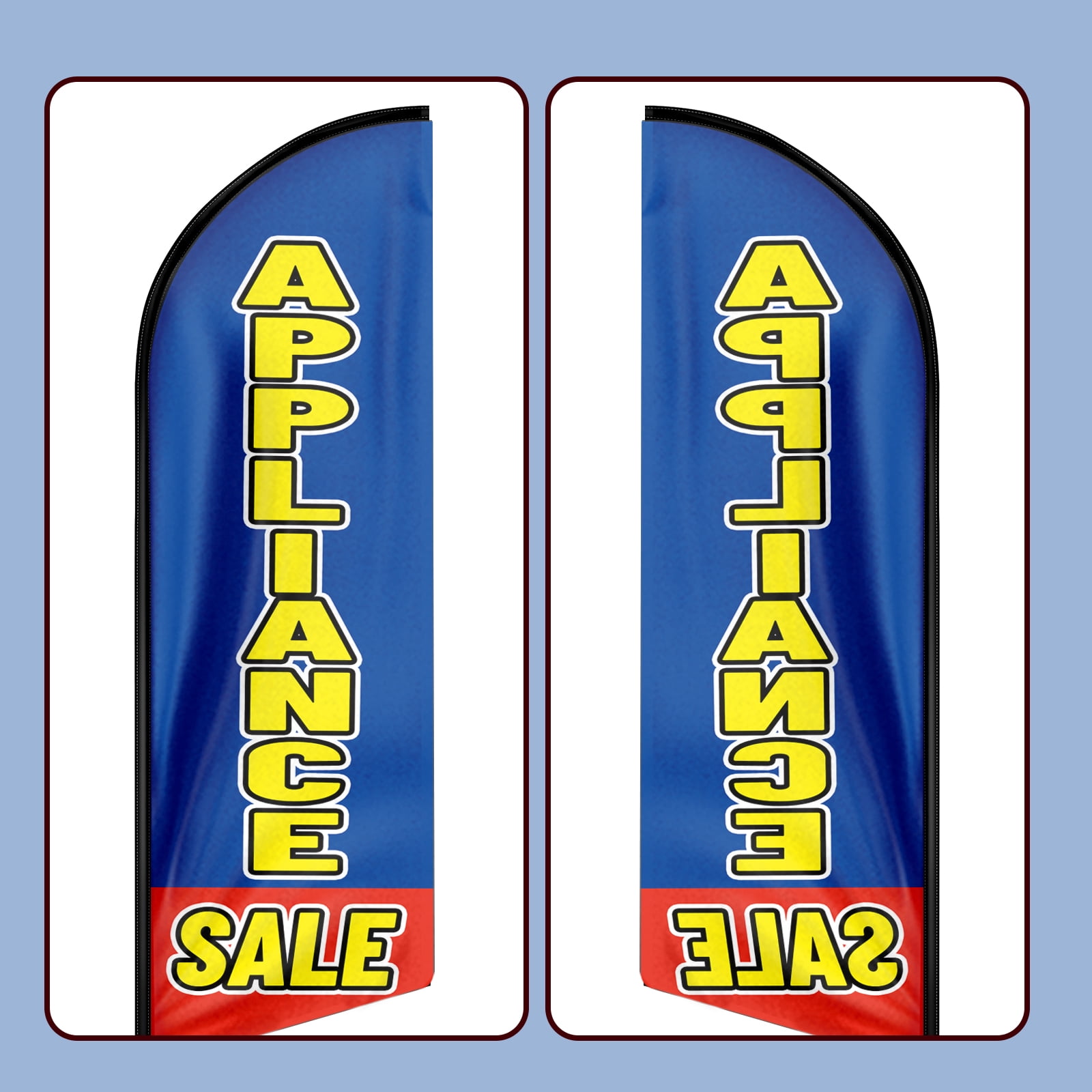 QSUM Appliance Sale Sign Feather Flag,8FT Appliance Sale Outdoor ...