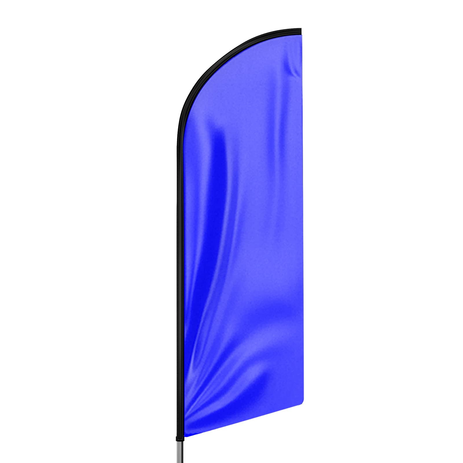 QSUM Solid Colored Themed Feather Flag, 11FT Lake Blue Advertising ...