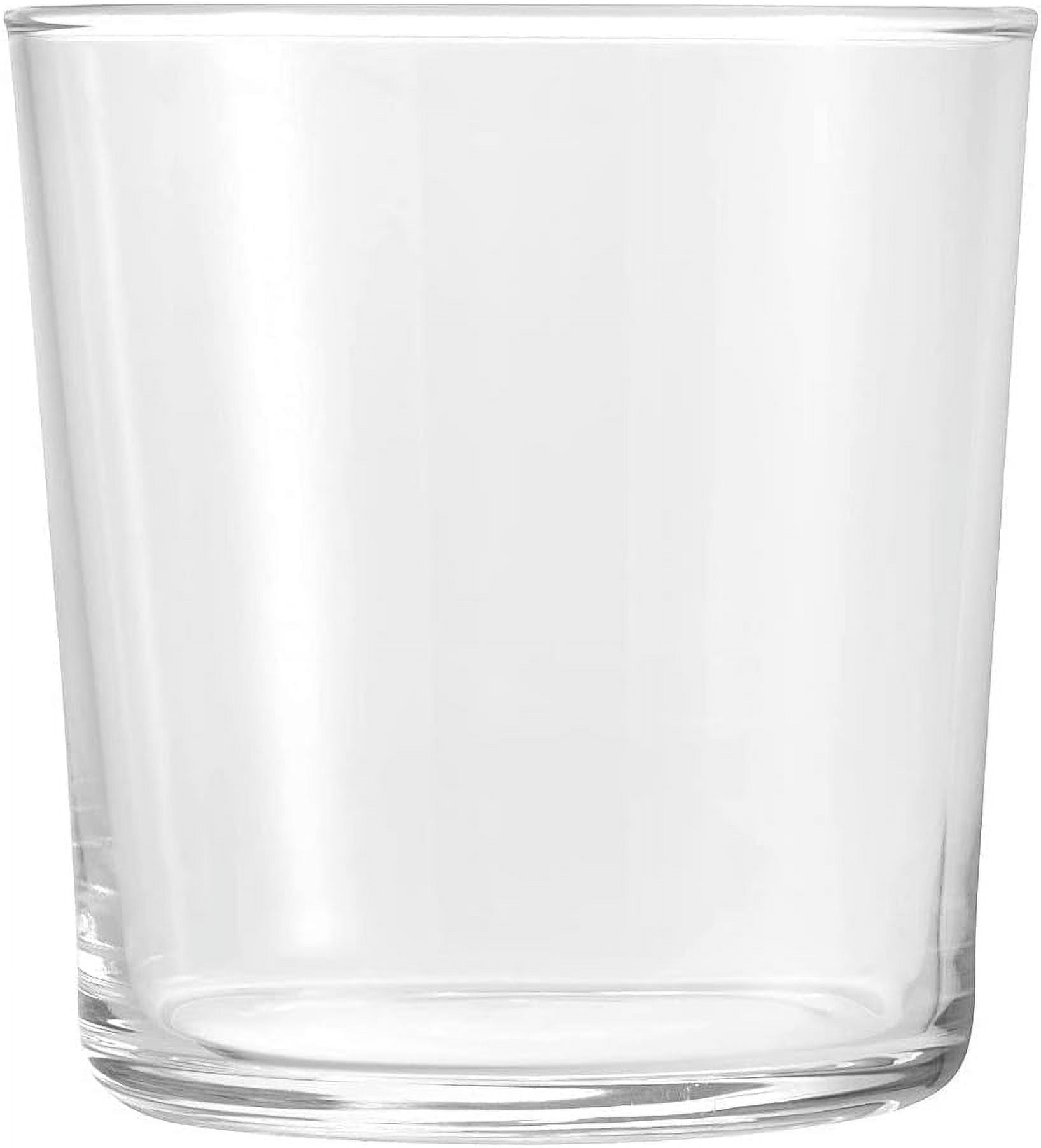 QSZS Bodega Collection Glassware – Set Of 12 Medium 12 Ounce Drinking Glasses For Water ...