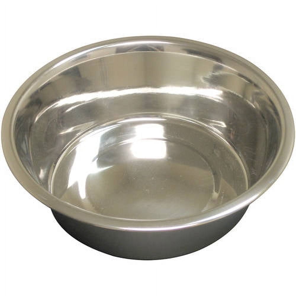 QT Dog, Heavy Standard Stainless Steel Food Bowl, 1 pt - Walmart ...