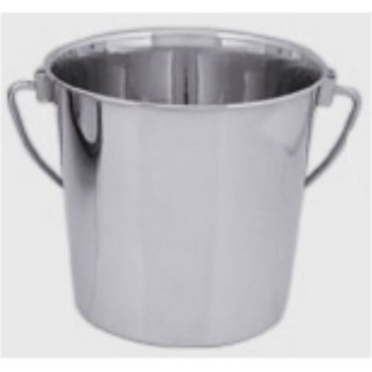 QT Dog SS0144 9 Quart Bucket - Stainless Steel - Walmart.com