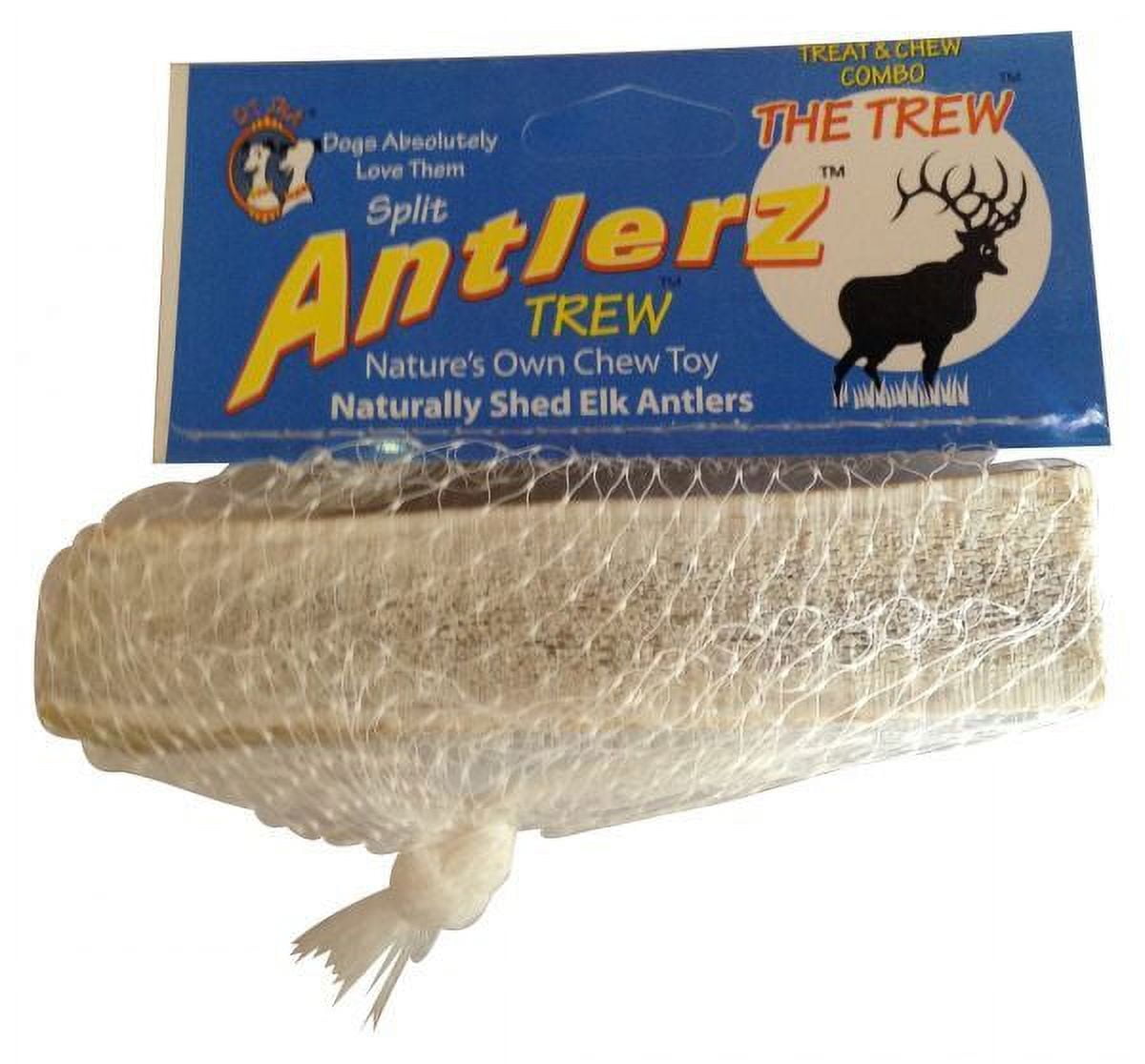 QT Dog 4-6" Antlerz Threw Split Pet Treat Bone, Large - Walmart.com