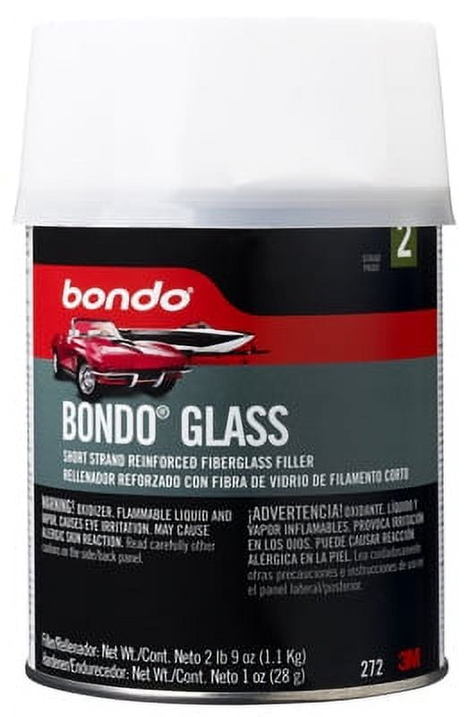 QT Glass Body Filler With Cap Reinforced With Strands Of Fiberglass ...