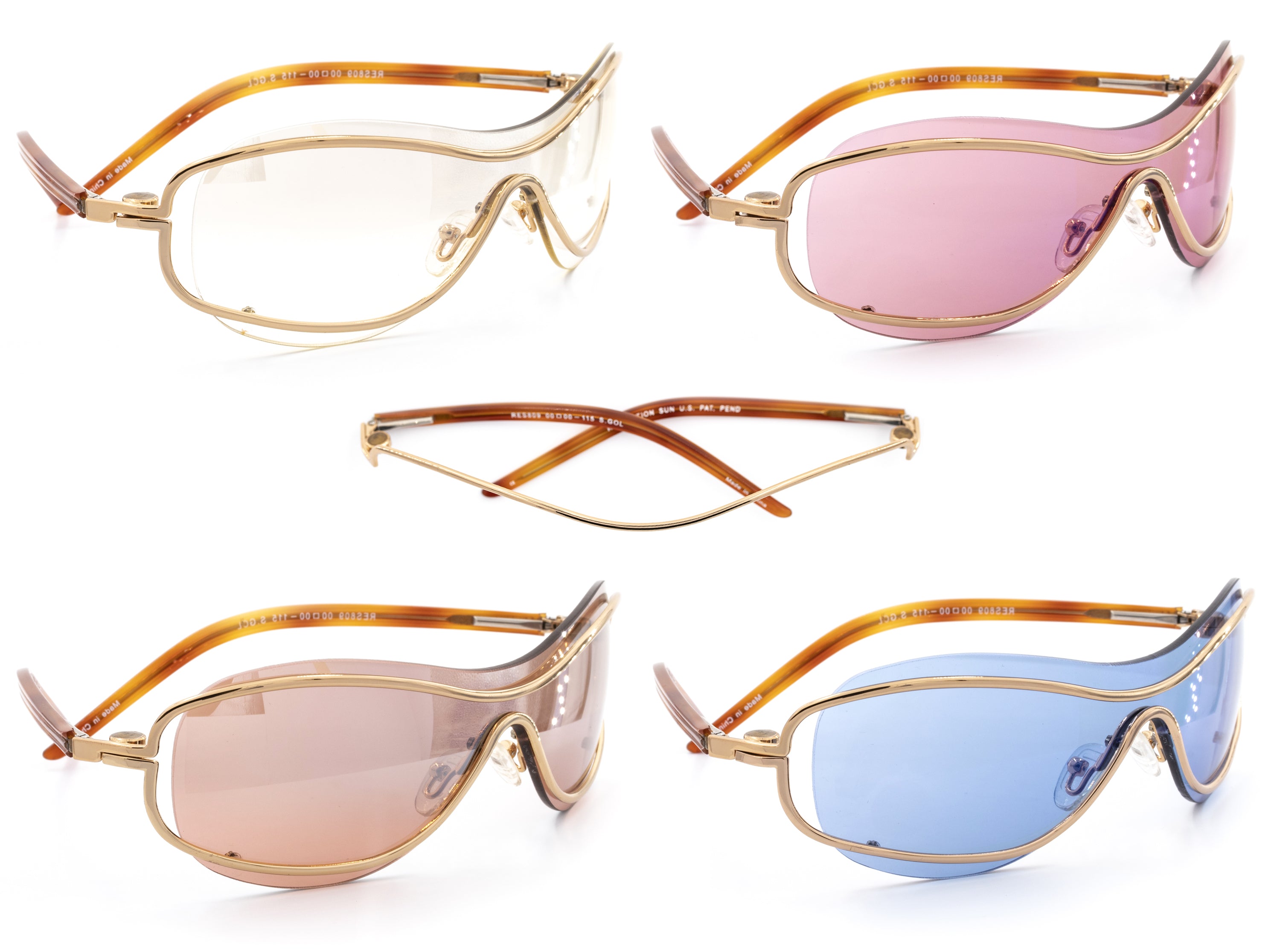 QT-SUN Spex Centric Forward -Kit Pack - 1 Frame w/ 4 Fashionable ...
