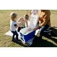QT Wheelie Cool Hard Sided Cooler with Wheels, Blue 38 QT Wheelie Cool ...