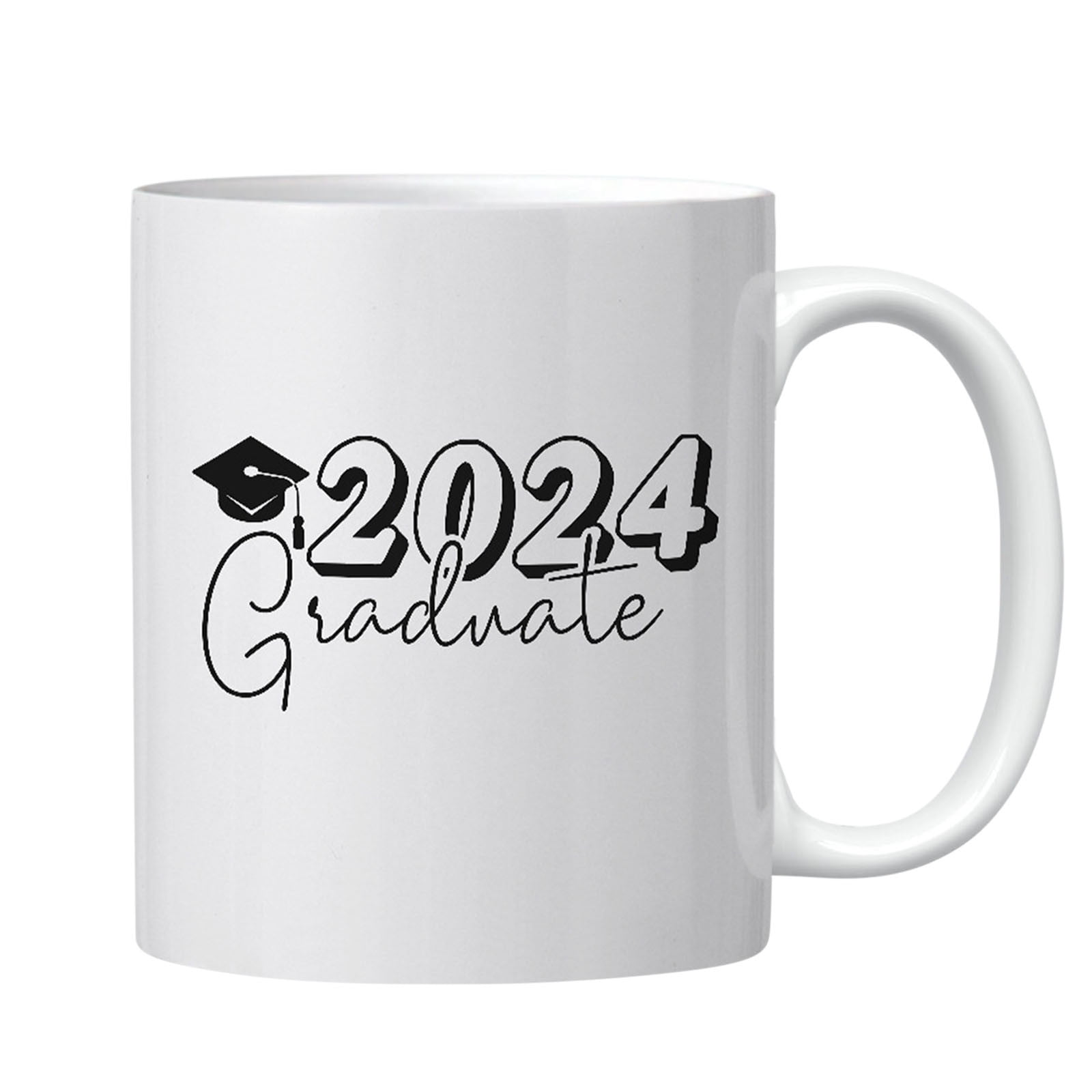 QTBIUQ 2024 Ceramic Coffee Mug 11 oz Commemorative Gift for College ...