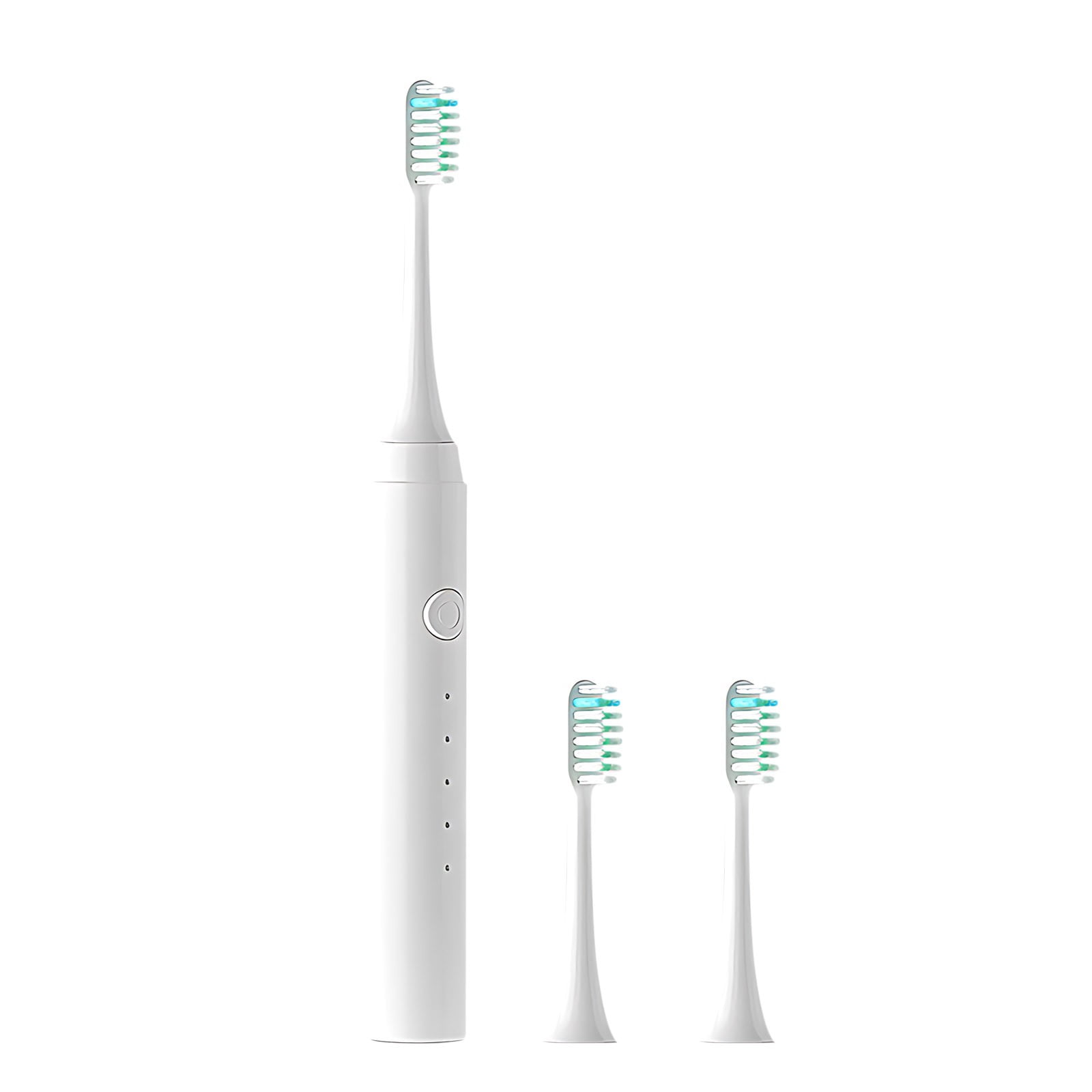 QTBIUQ Electric Toothbrush for Adults with 2 Brush Heads Music Powered ...