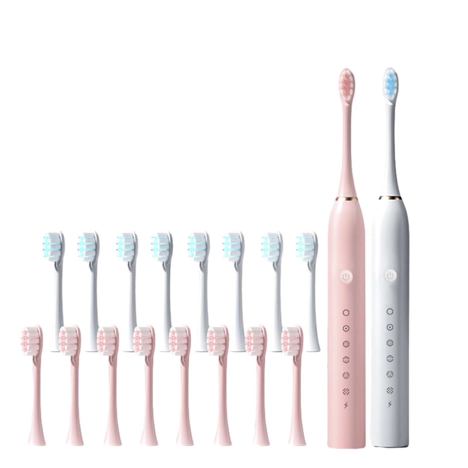 QTBIUQ Electric Toothbrush for Adults Couple's 2-pack Powered ...