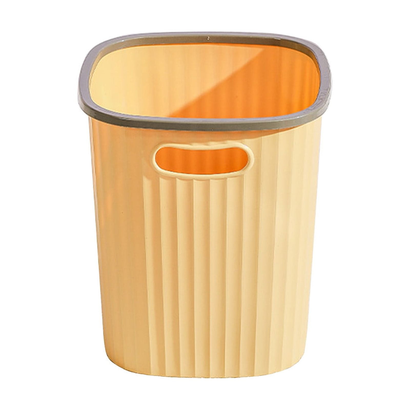 QTBIUQ Household Trash Can With Holes Lidless Press Ring WasteBaskets ...