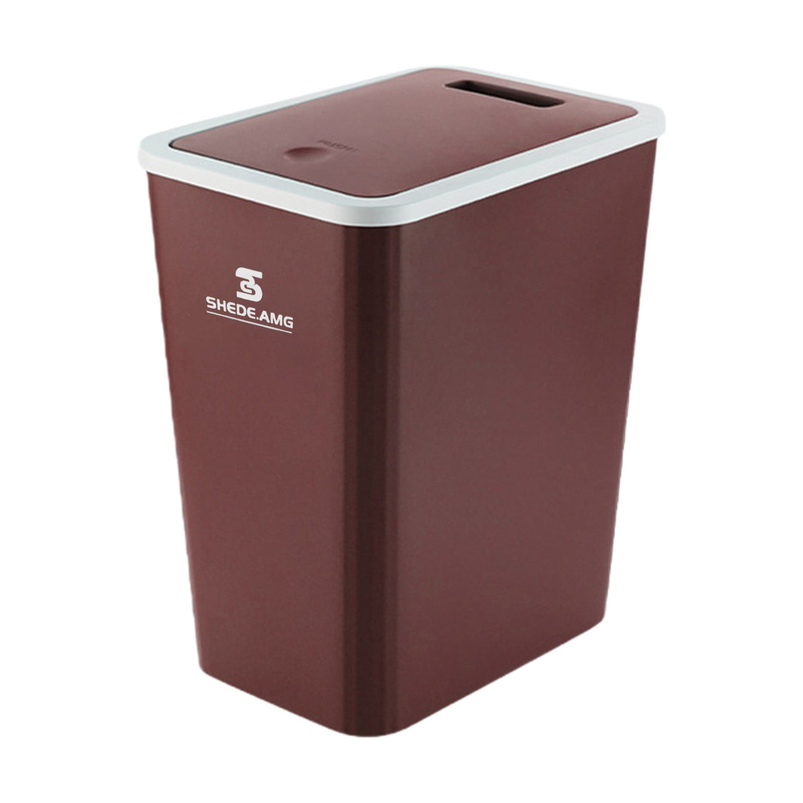 QTBIUQ Large Capacity Garbage Can With Press Lid Plastic WasteBaskets ...