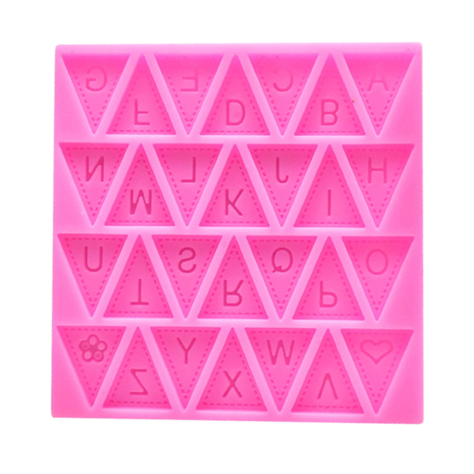QTBIUQ Letters Molds Silicone Fondant Mold Chocolate Molds Letter for ...