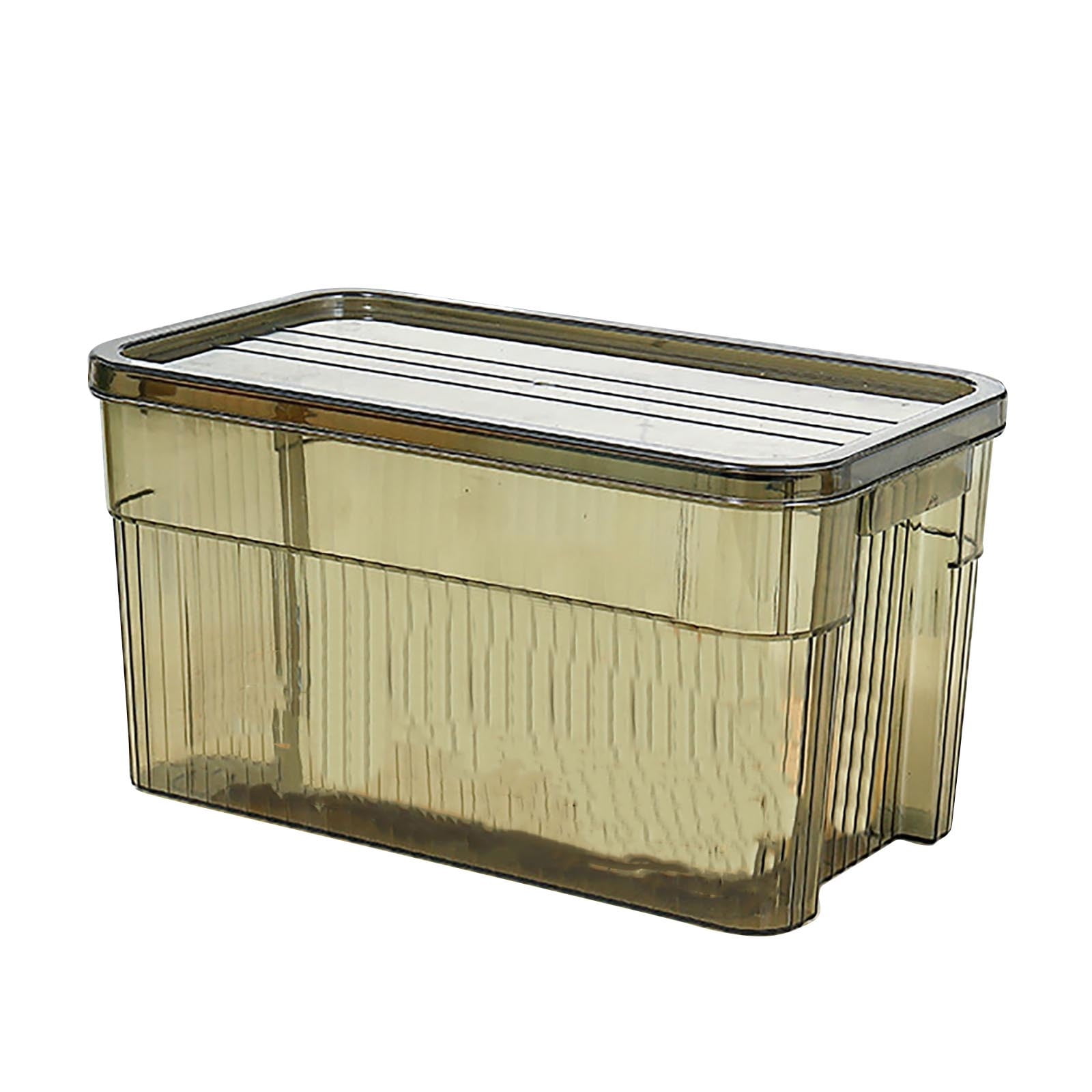 QTBIUQ Plastic Luxury Refrigerator Storage Box, Preservation Box for ...