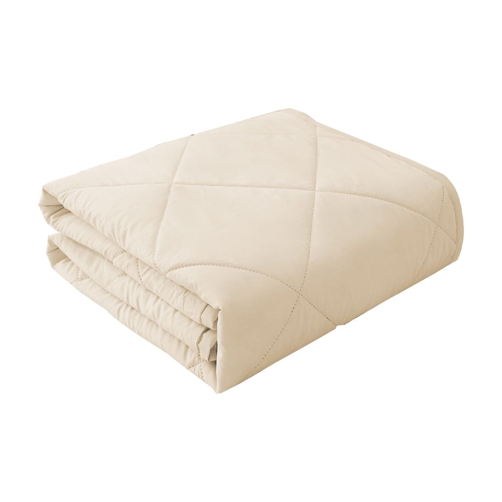 QTBIUQ Solid Color Washed Cotton Summer Quilt - Machine Washable Summer Blanket, Washable Cool ...