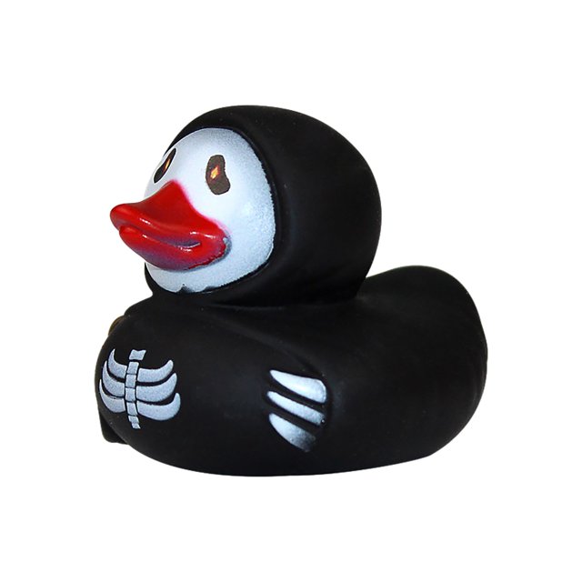 QTBIUQ Spooky and Adorable: Ghost Festival Themed Black Ducks with ...