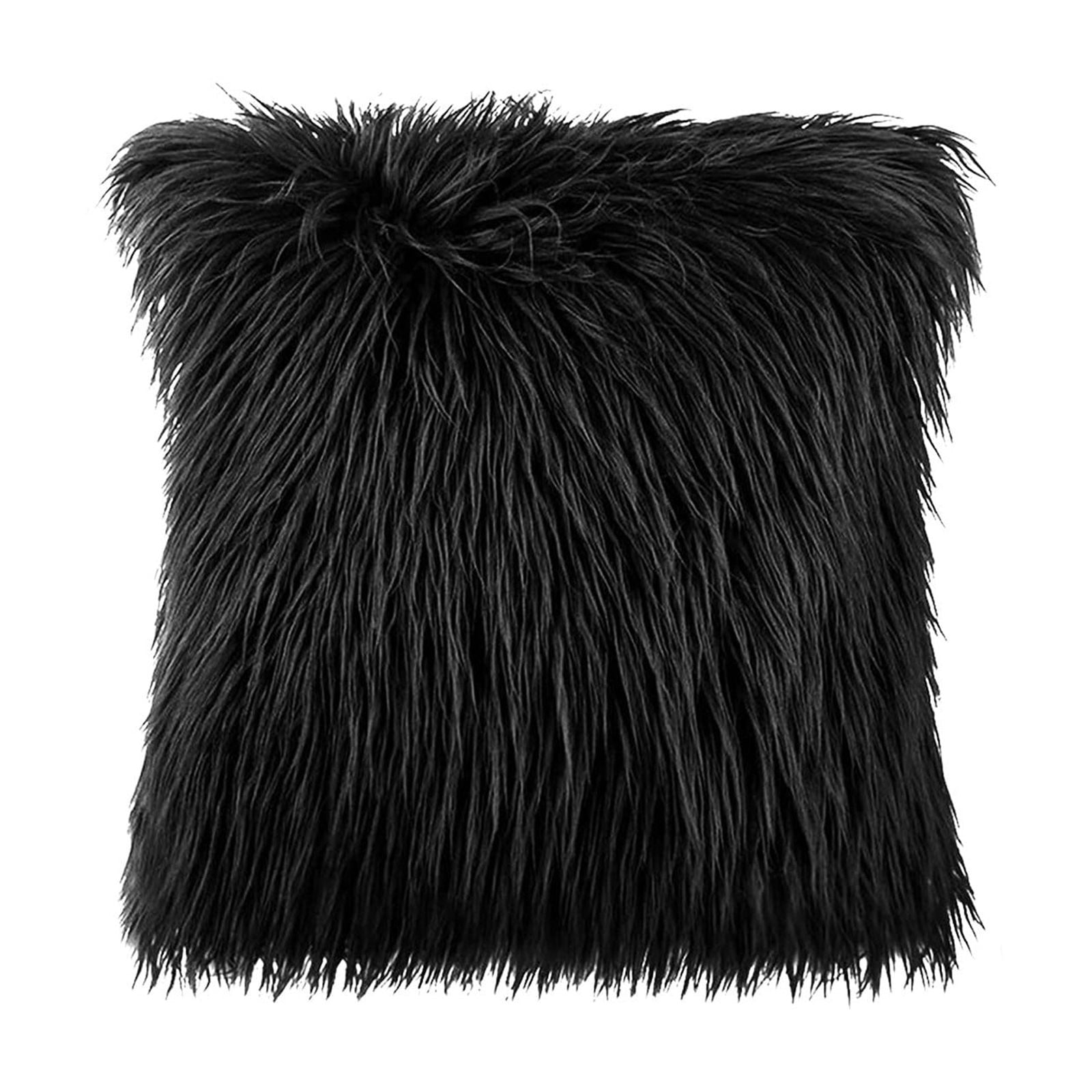 QTBIUQ Throw Pillows Luxury fluffys Pillows Faux furs Decorative ...