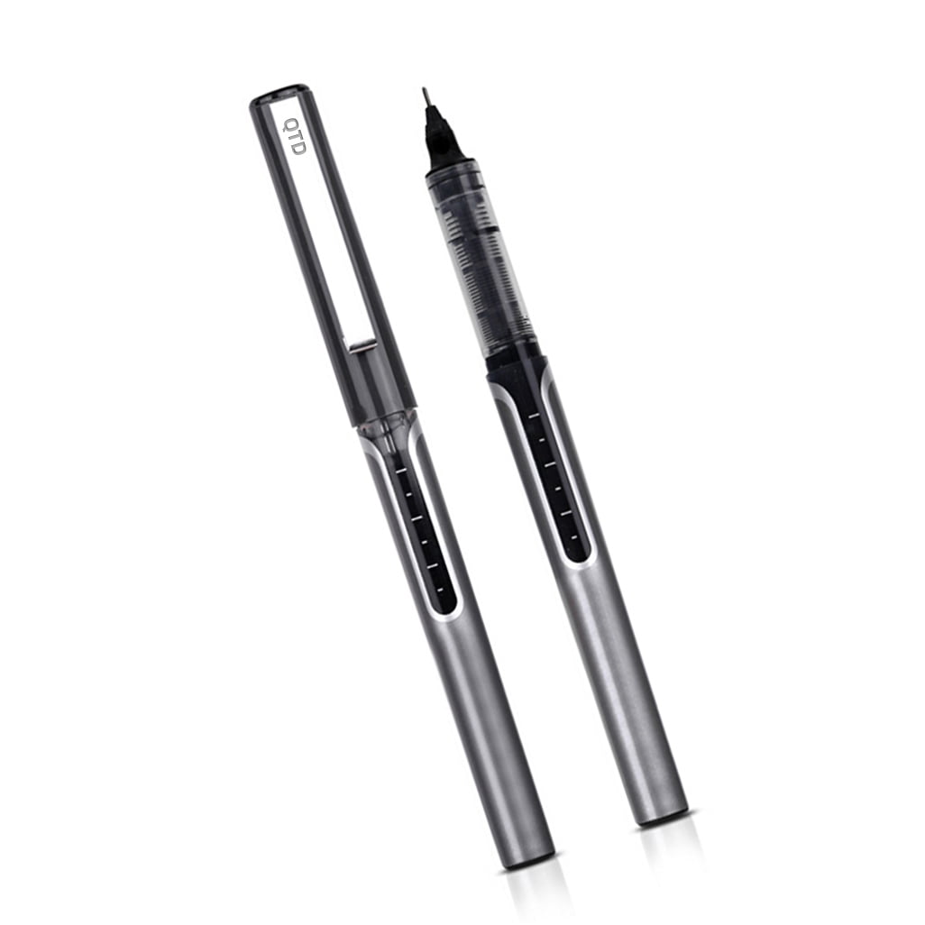 QTD Ballpoint pens, Black Retractable Ballpoint Pens, Medium Point (1 ...