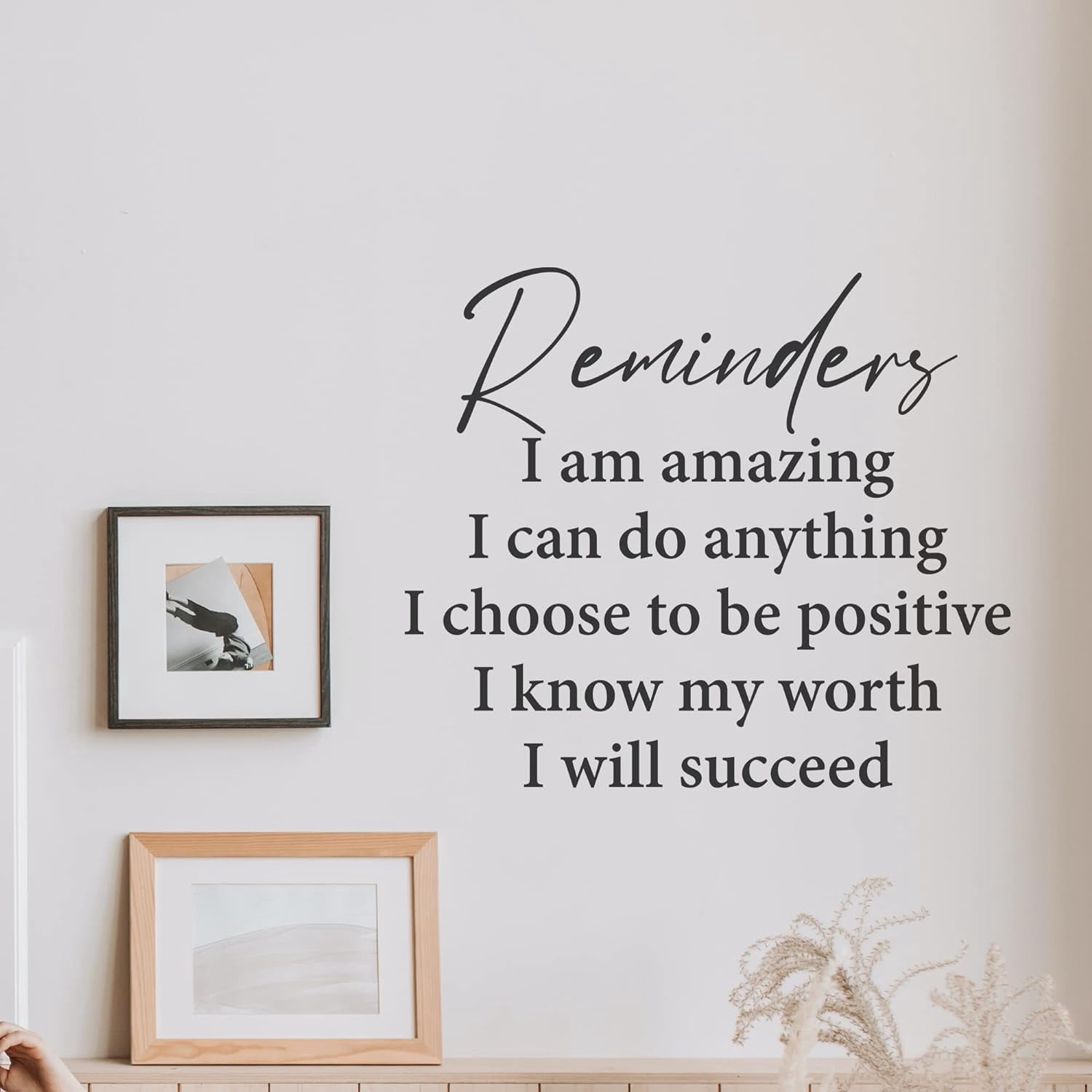 QTH Large Reminder I Am Amazing I Can Do Anything Wall Sticker ...