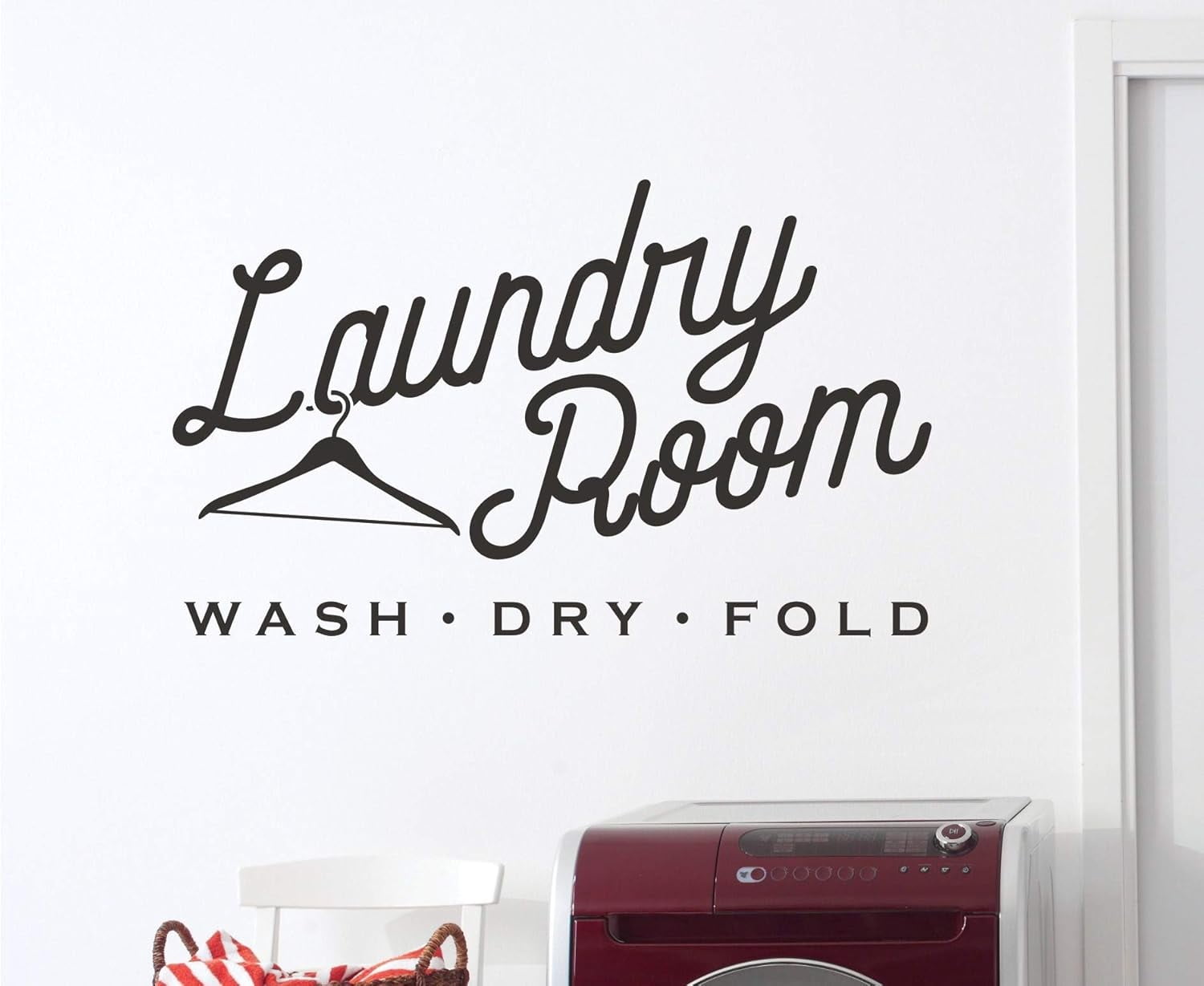 QTH Laundry Room Vinyl Decal - Laundry Room Decor - Laundry Room Wall ...