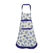 Mainstays Chef Kitchen Apron, 28" x 32" Cupcake Cotton Bib Apron with ...