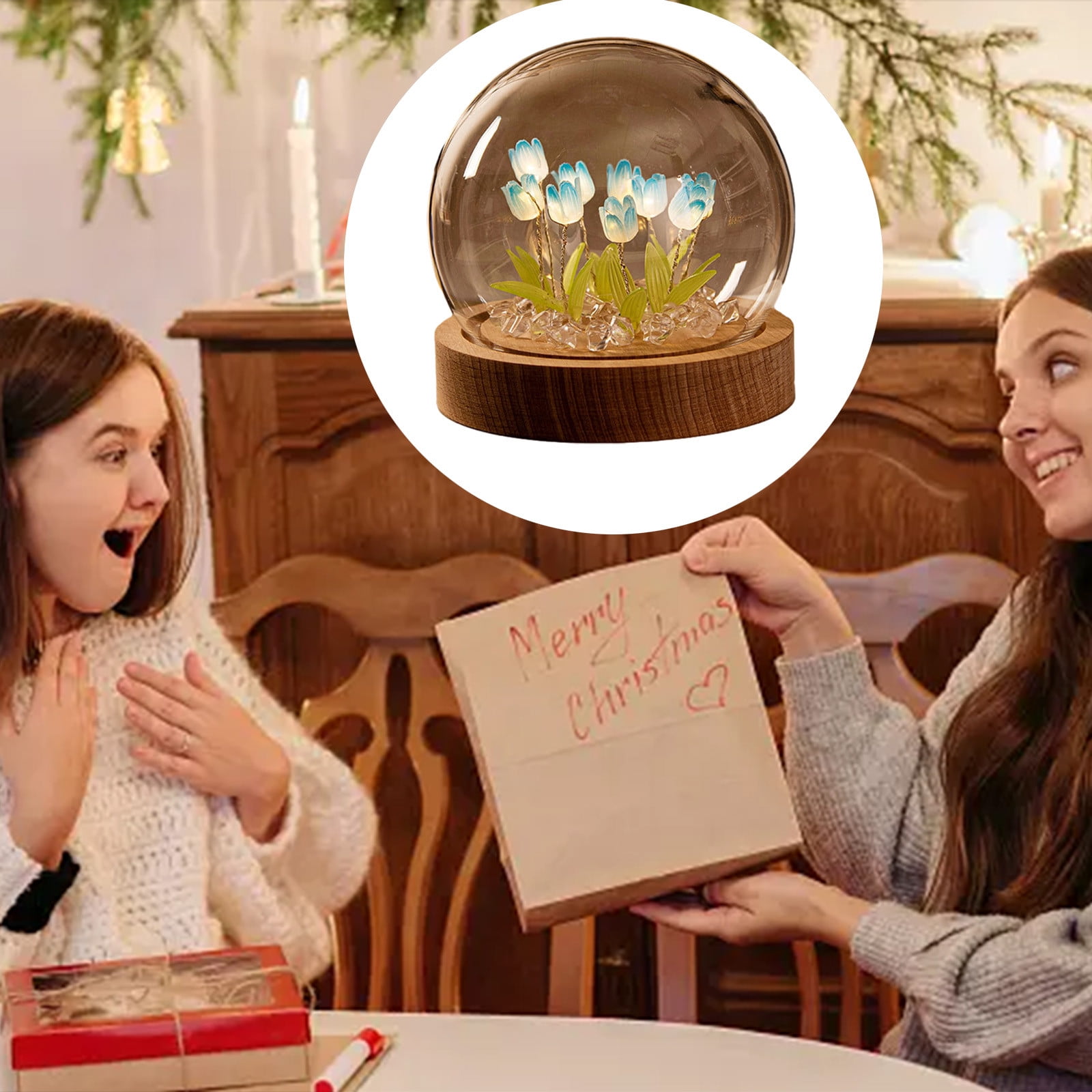 QTOCIO DIY Tulips Night Light Kit - Arts And Crafts Nightlight Project ...