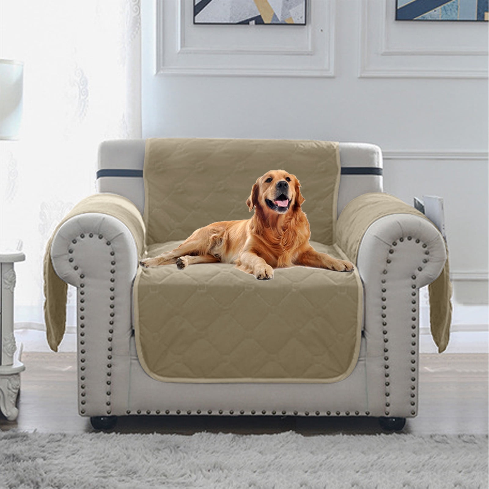 QTOCIO Home Decor, Reversible Couch Cover For Cushion Couch Sofa Cover ...