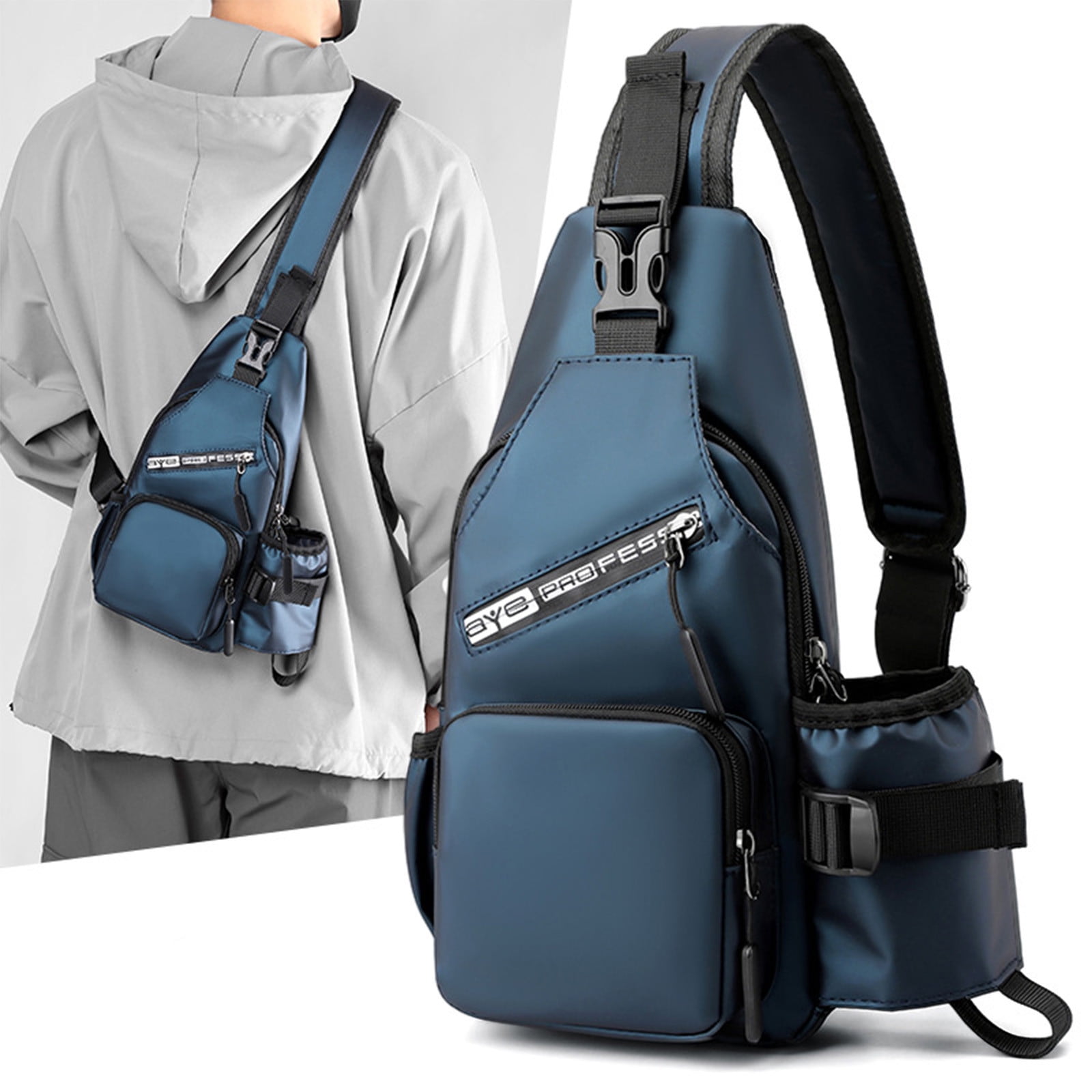 QTOCIO Organization And Storage, Men Women Messenger Bag, Leather ...