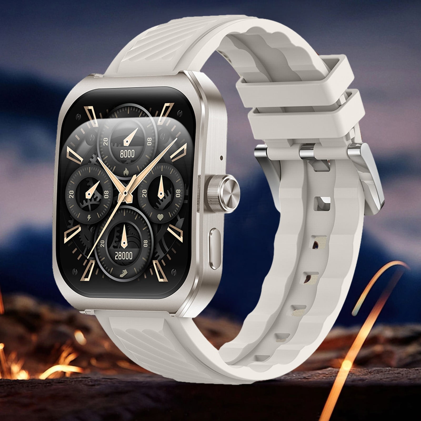 QTOCIO Smart Watch IP68 Waterproof Smartwatch Sleep Monitoring ...