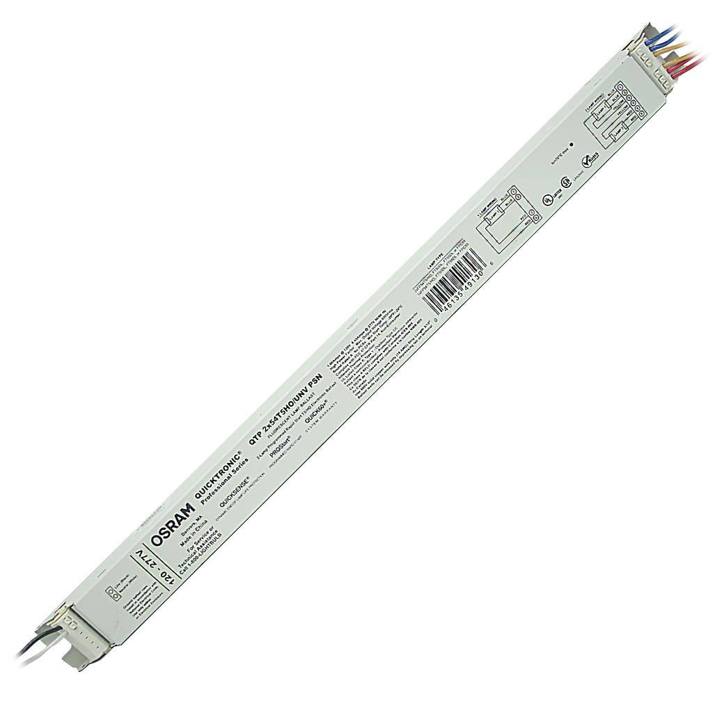 QTP 2X54T5HO/UNV PSN Fluorescent Tube Light with 2 Lamps - Walmart.com