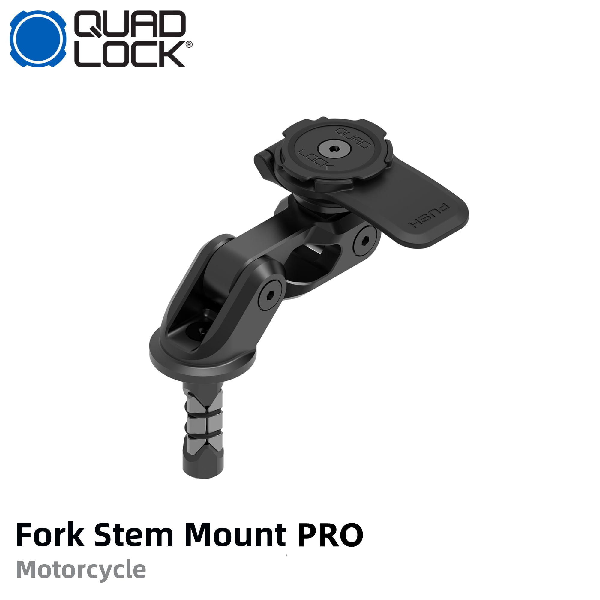 QUAD LOCK Motorcycle Fork Stem Mount or Fork Stem Mount PRO - Walmart.com