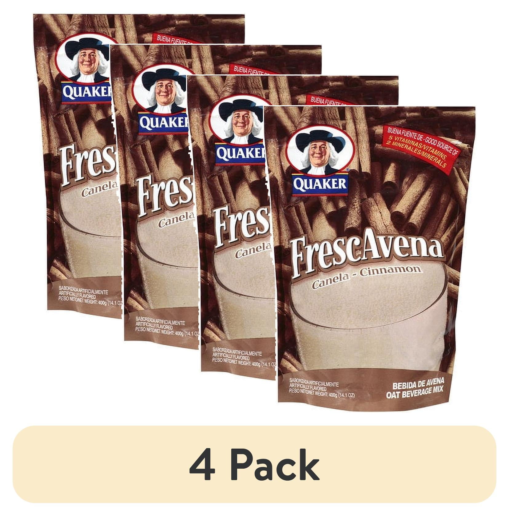 (4 pack) QUAKER Frescavena Oat Beverage Mix Cinnamon 11.1 Oz - Walmart.com