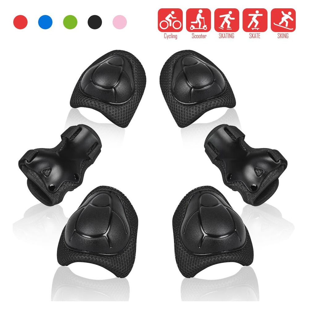 McDavid MD645 Knee/Elbow Pads/Pair, Adult L, BLACK - Walmart.com