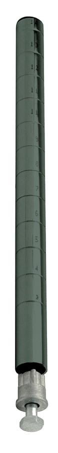 QUANTUM GREEN EPOXY Post for Wire Shelving, NSF - SINGLE POST - Walmart.com