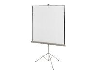 Quartet Portable Tripod Projection Screen 50"x50" Matte White Surface ...