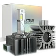 QUAYUB 2X LED Headlight Bulb D1S D1R High Low Beam HID Xenon Conversion ...