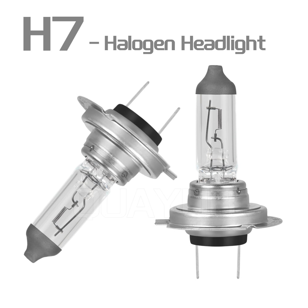 QUAYUB H7 Halogen Headlight Bulb, 1:1 Mini Size , 3200K , 150% Bright ...