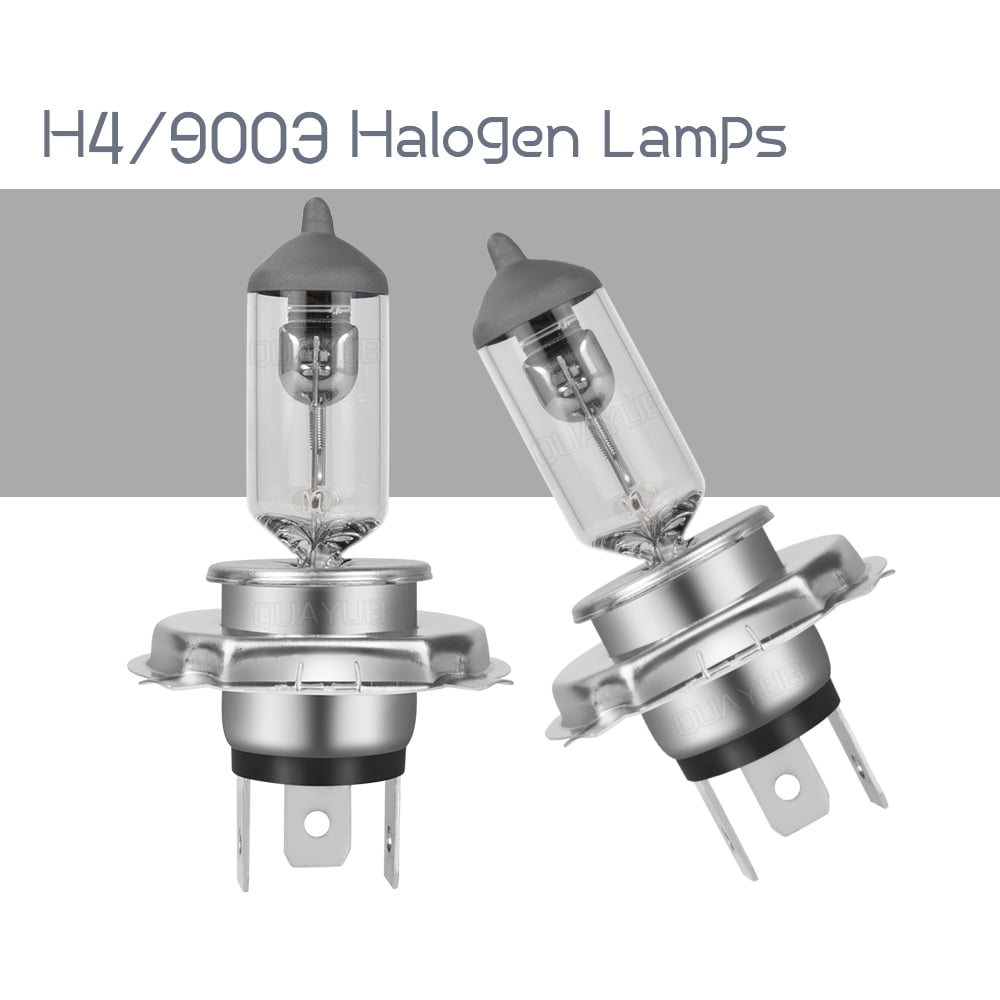QUAYUB Headlight Bulb; Halogen; 60/55 Watt; 3400k 2pcs Off-Road Use ...