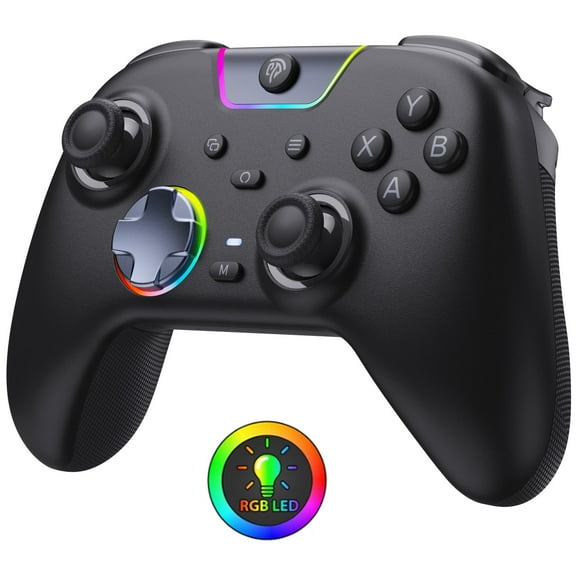 Wireless Gaming Controller for PC/Switch/iOS/Android/Steam, RGB ...