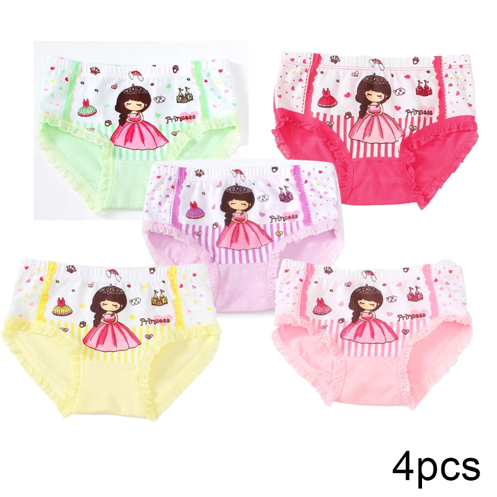 QUDDERR 2-12Years Girls Cotton Briefs Underwear for Baby Kids Soft ...